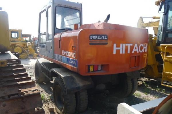 Hitachi EX100WD bager točkaš