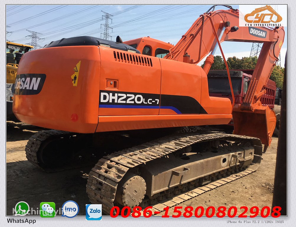 Doosan DH220LC-7 bager guseničar