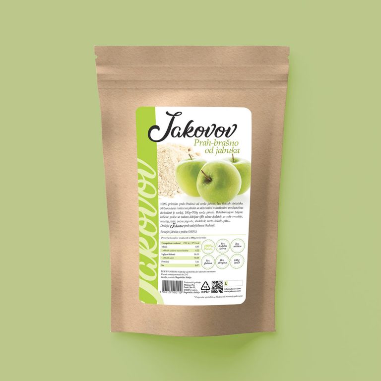 Prah – brašno od jabuka 100gr Jakovov