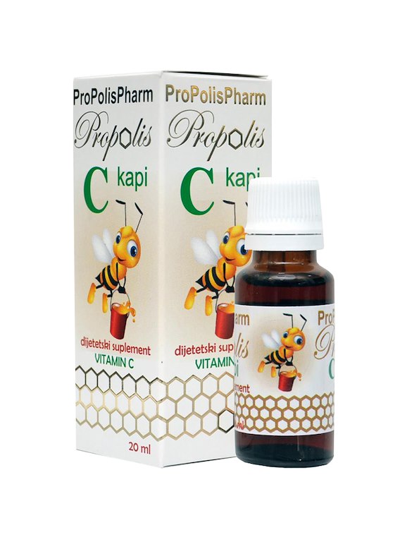 Propolis kapi sa vitaminom C 20ml Propolis Pharm