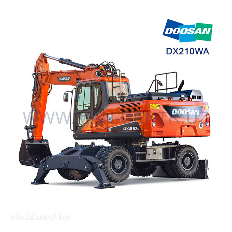 Novi Doosan DX210WA bager točkaš