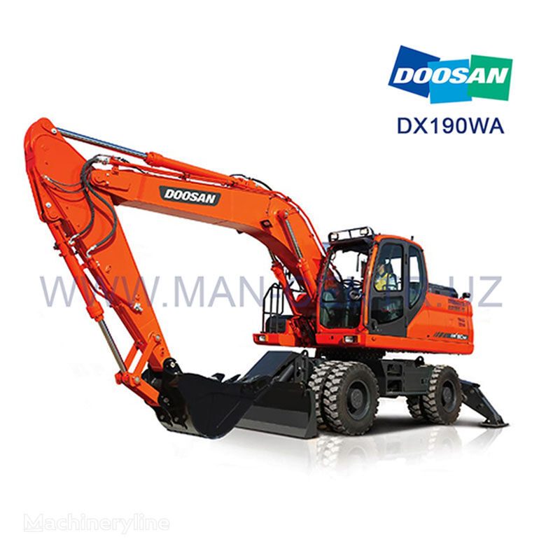 Novi Doosan DX190WA bager točkaš