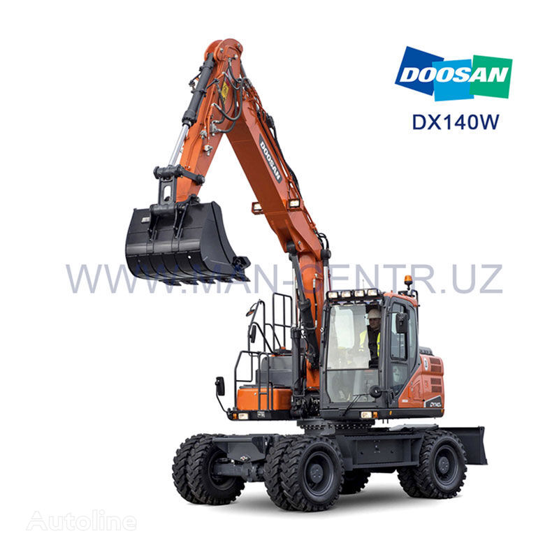 Doosan DX140W bager točkaš