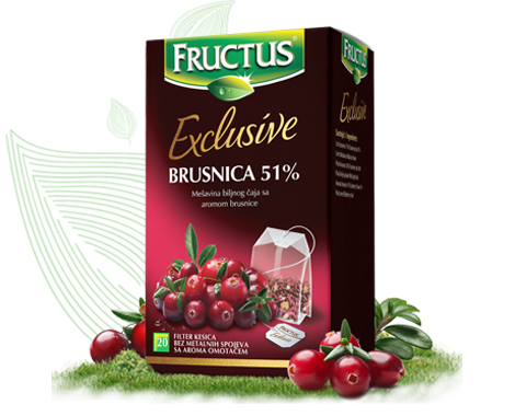 Brusnica 51% 20 filter kesica Fructus