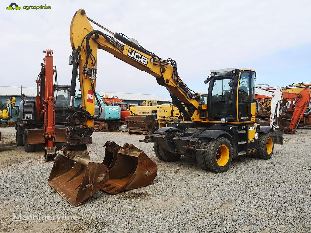 JCB HYDRADIG 110W+Rototilt bager točkaš