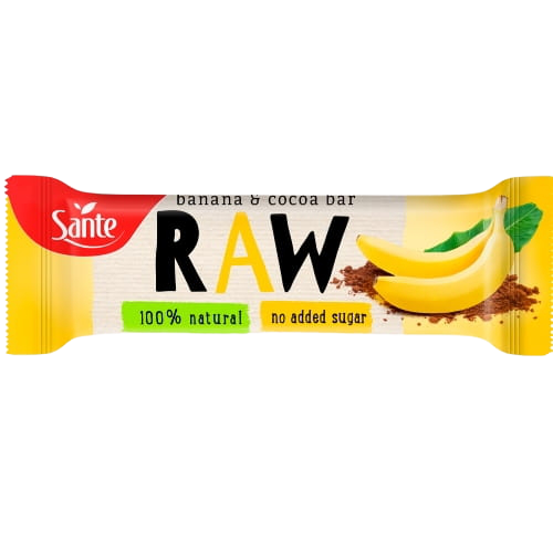 Raw banana choco bar 35gr