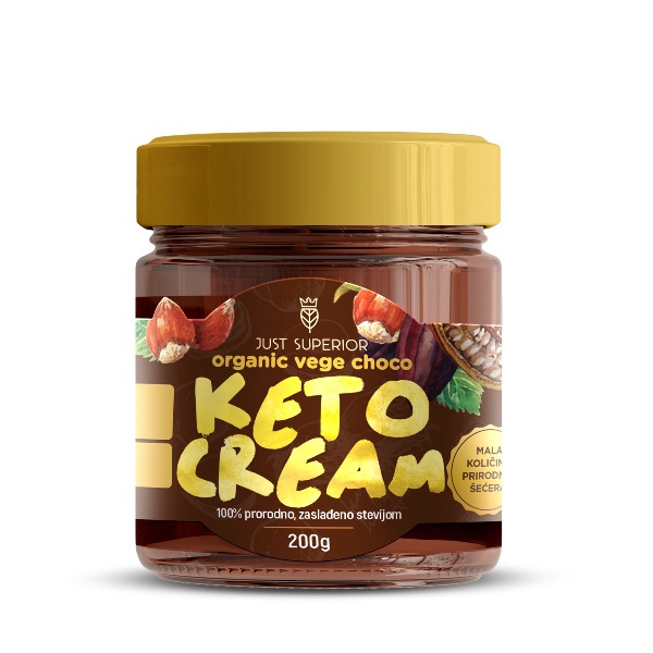 Keto Vege Choco Krem sa Stevijom 200gr Just Superior