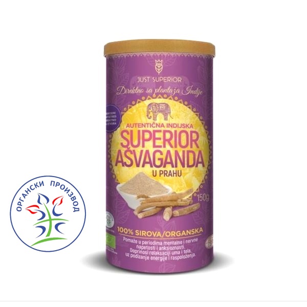 Ašvaganda u prahu 150gr organic Just Superior