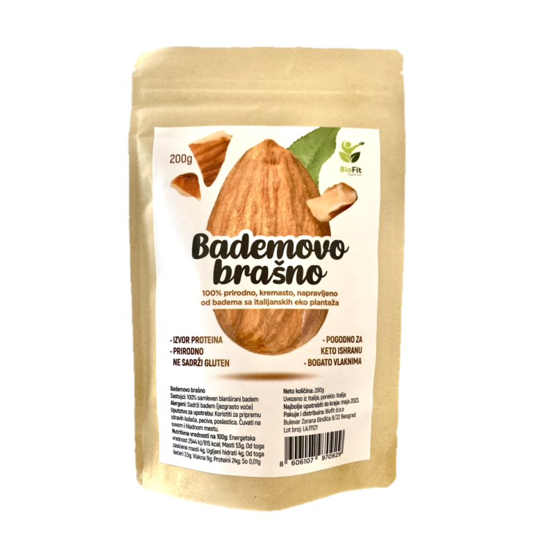 Bademovo brašno 200gr organic BioFit