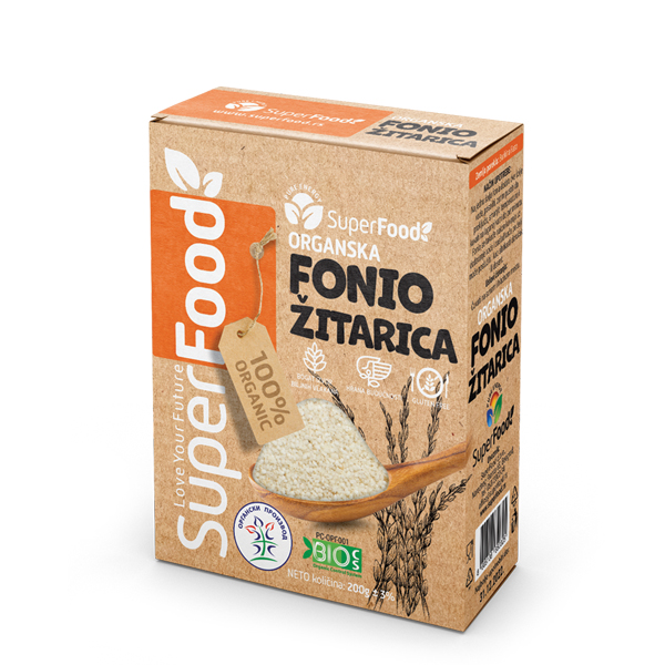 Fonio žitarica organska 200g SuperFood