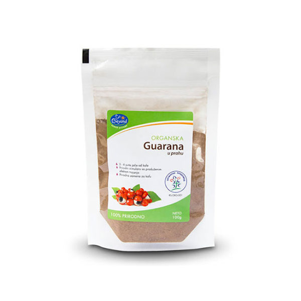 Guarana prah 100gr organic Beyond