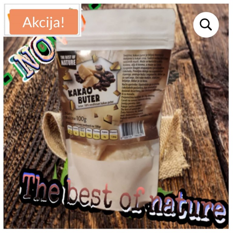 Kakao buter 100gr natural Gana 100gr The Best Of Nature