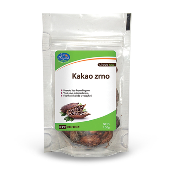 Kakao zrno sirov 100gr organic Beyond