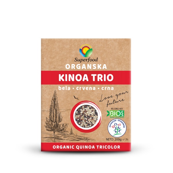 Kinoa trio organic 200gr Superfood