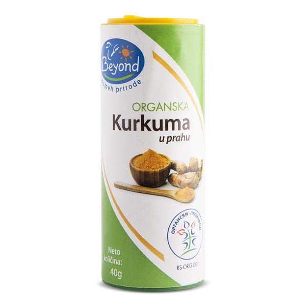 Kurkuma u prahu 40gr organic Beyond