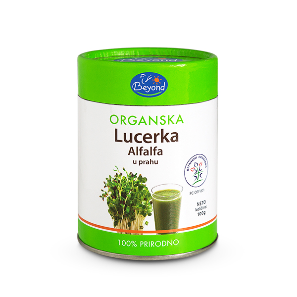 Lucerka (alfalfa) u prahu 100gr organic Beyond