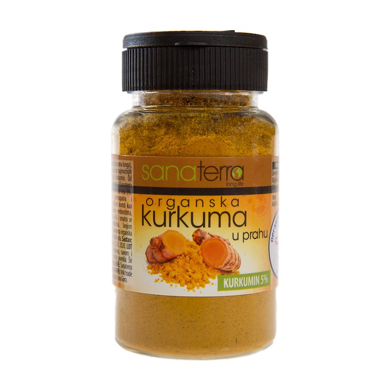 Organska kurkuma u prahu Sanaterra 50 gr