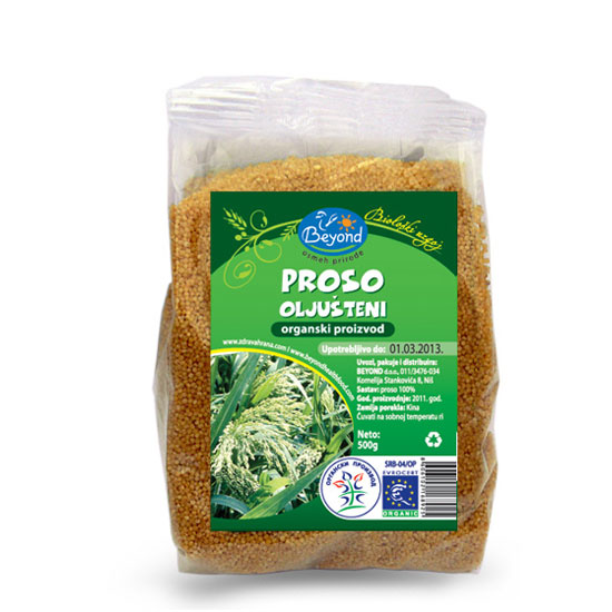 Proso oljušteni 500gr organic Beyond