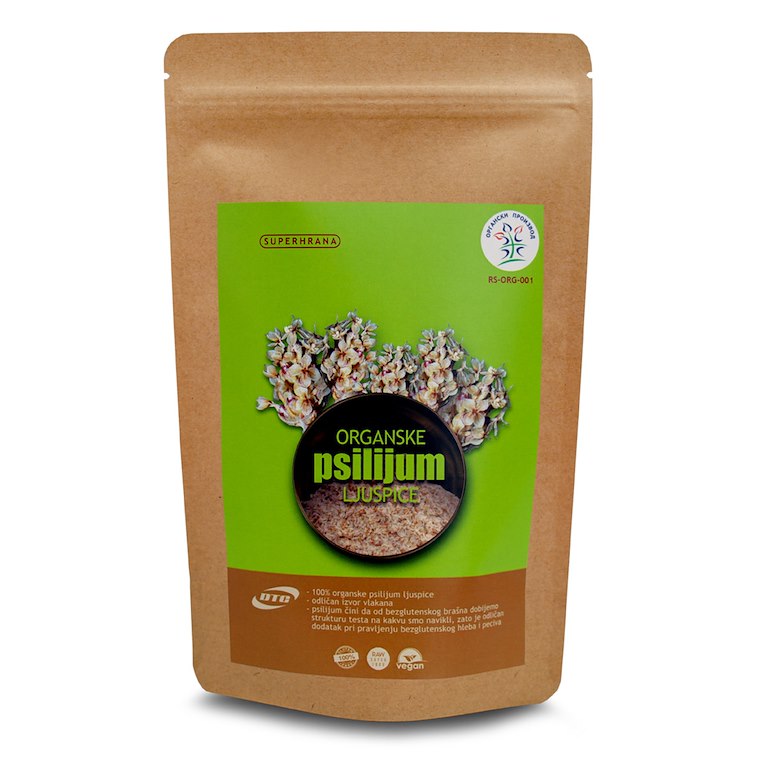 Psilijum ljuspice 100gr organic DTC