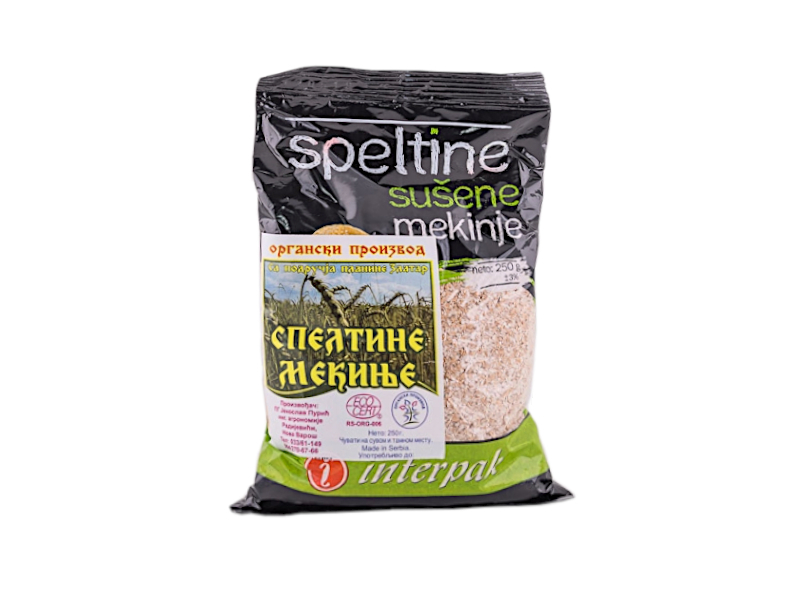 Speltine sušene mekinje 250gr organic Interpak