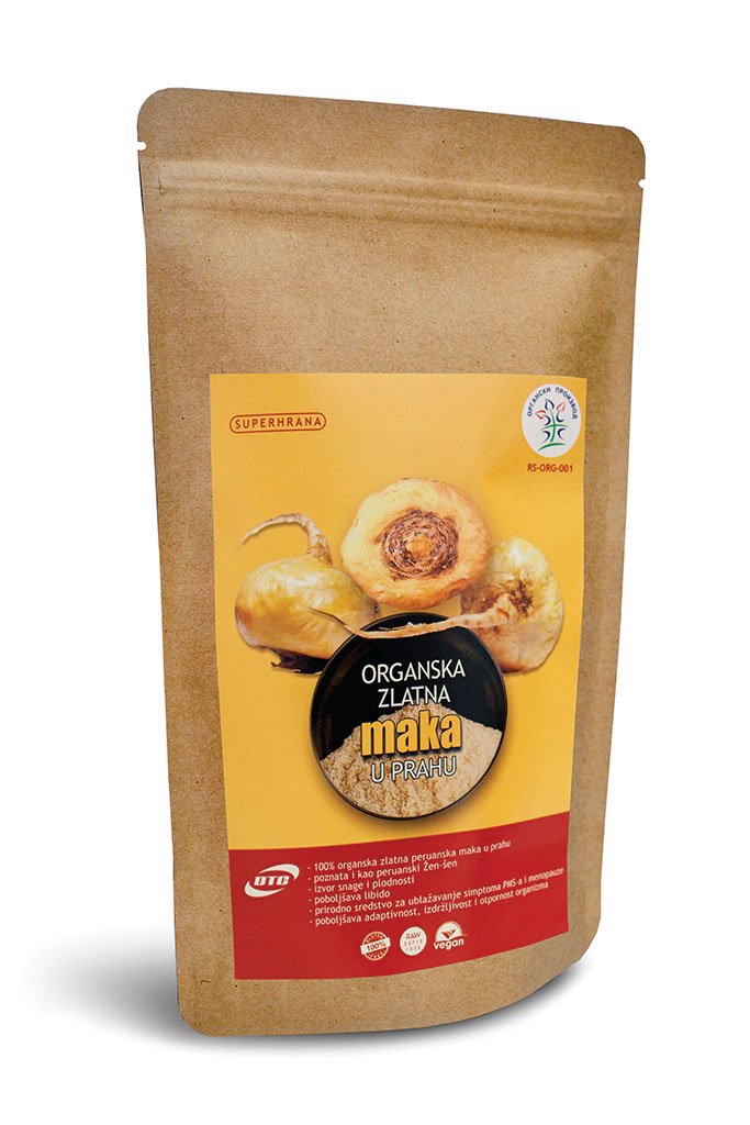 Zlatna maka u prahu 100gr organic DTC