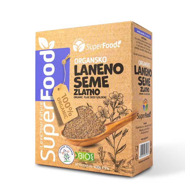 Zlatni lan 400gr organic Superfood