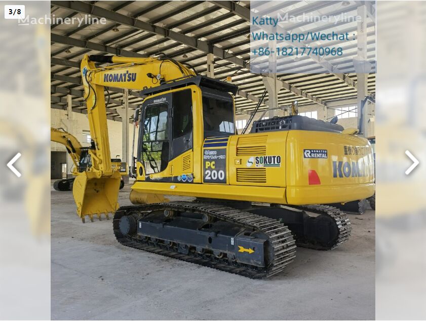 Komatsu PC200-8 bager guseničar