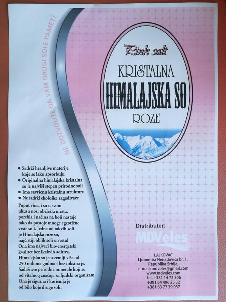 Himalajska roze so 500gr MD Veles