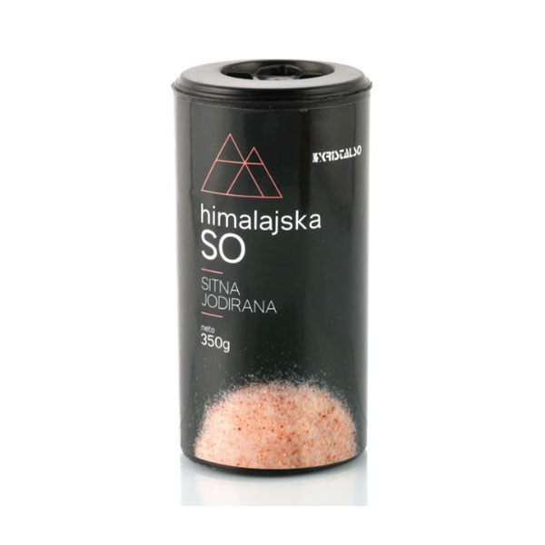 Himalajska so sitna jodirana (kristal so) 350 gr