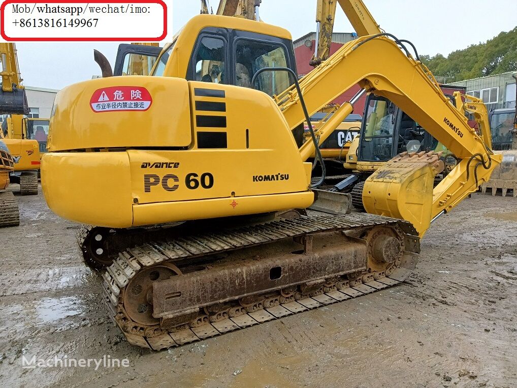 Komatsu PC60 bager guseničar