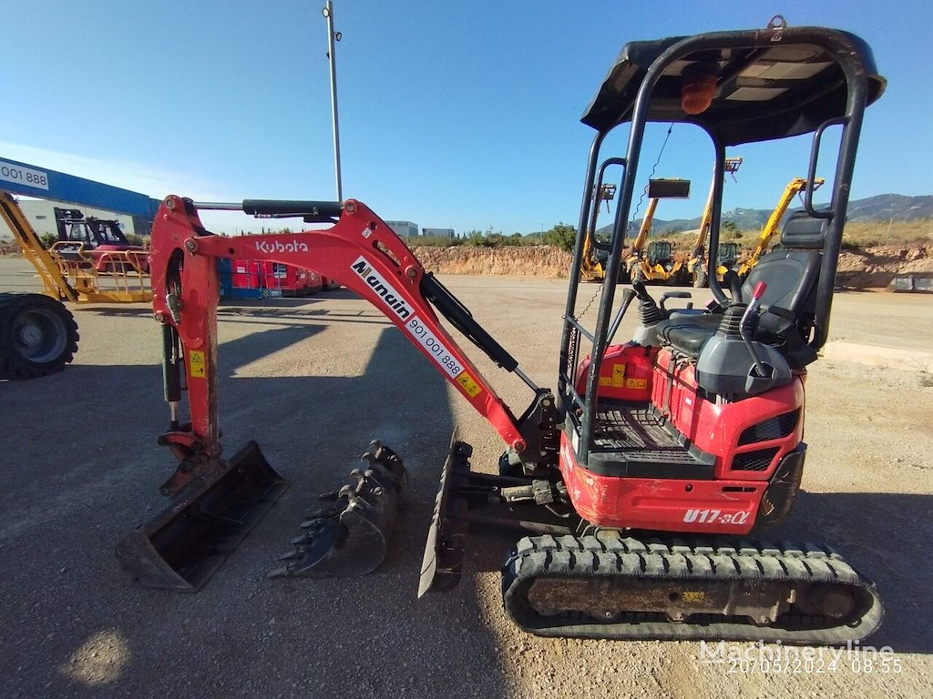 Kubota U17-3a mini bager