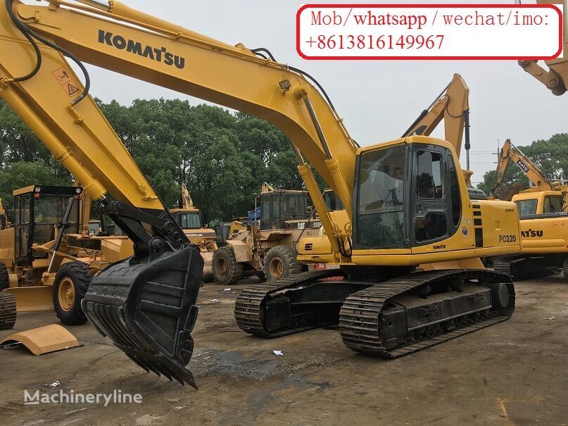 Komatsu PC220 bager guseničar