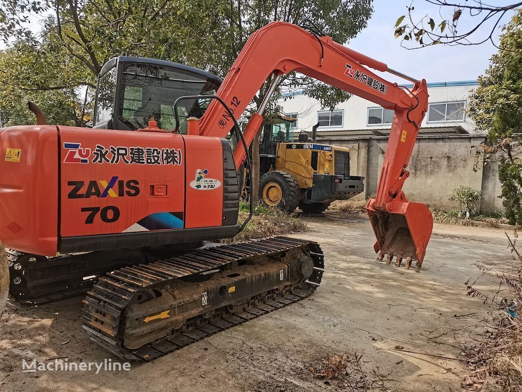 Hitachi ZX70 Tracked Excavator Used Constuction Machinery bager guseničar