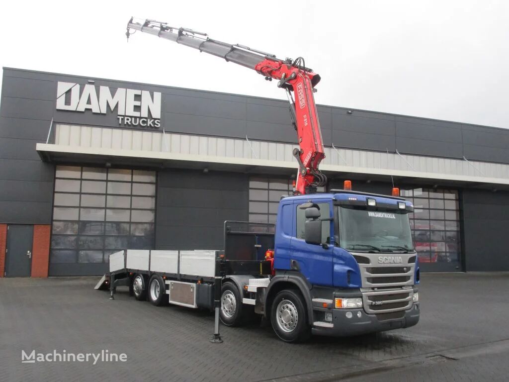 Scania P320 P 320 8x2 Oprijwagen met FASSI F 315 A.2.26 kraan pokretna dizalica