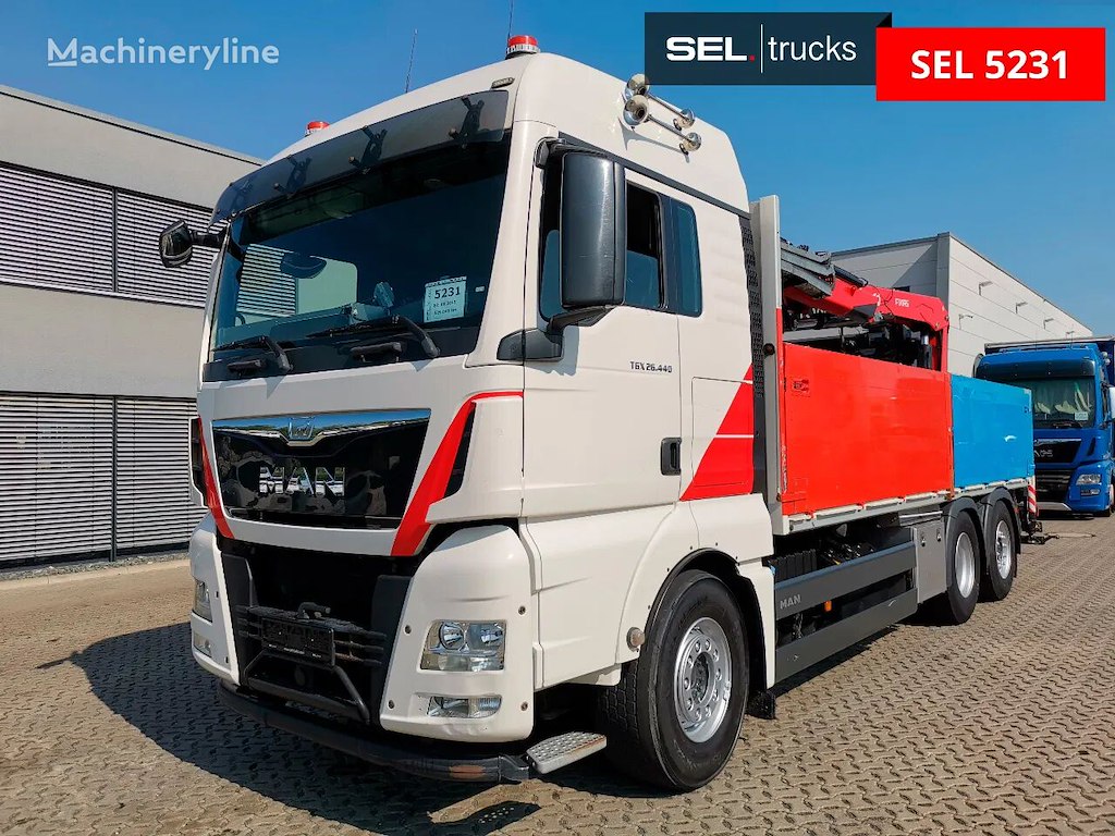 MAN TGX 26.440 6X2-4 BL LKW FASSI F195AS.22 / ZF Intarder / Navi / L pokretna dizalica