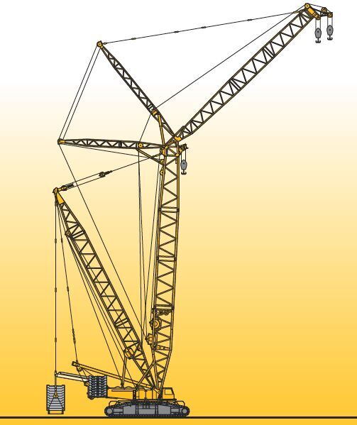 Liebherr LR1750 kran guseničar