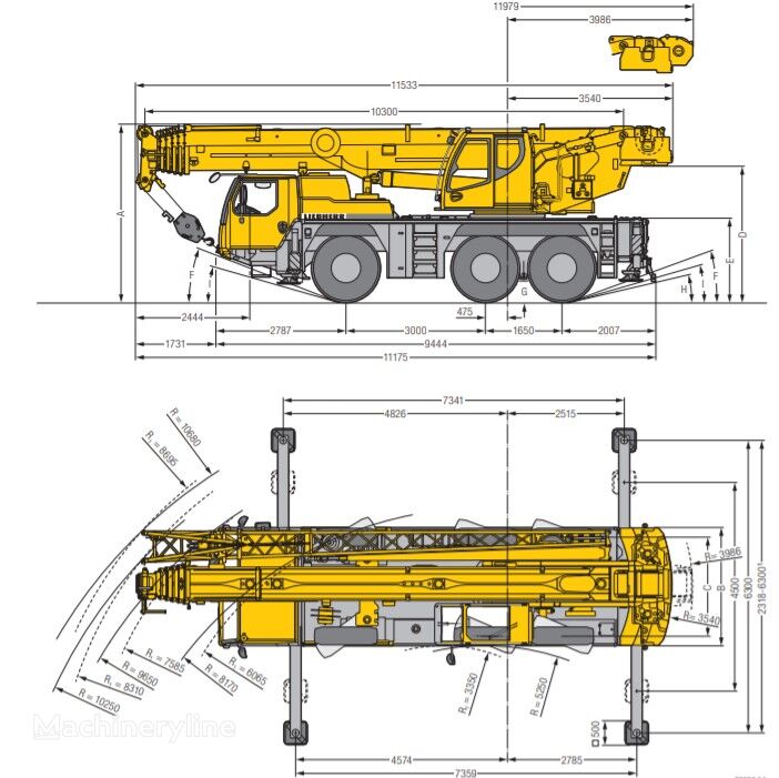 Liebherr LTM 1060 3.1 pokretna dizalica