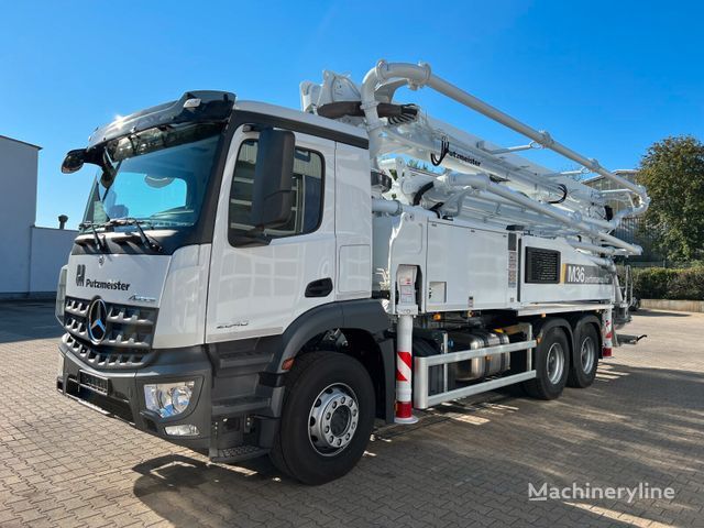 Putzmeister BSF 36/4 na šasiji Mercedes-Benz AROCS 2640 6x4 EURO6 POMPA DO BETONU PUTZMEISTER 36-4 M pumpa za beton