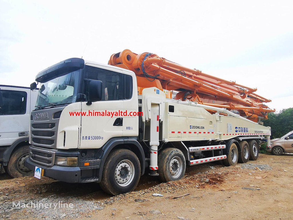 Zoomlion 63m X-6RZ 2013 na šasiji Scania G470CB 10X4 pumpa za beton