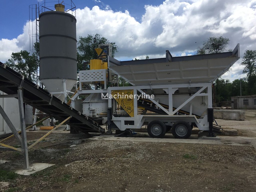 Nova Conmach MOBKING-30 Mini Mobile Concrete Batching Plant - 30 m3/h fabrika betona