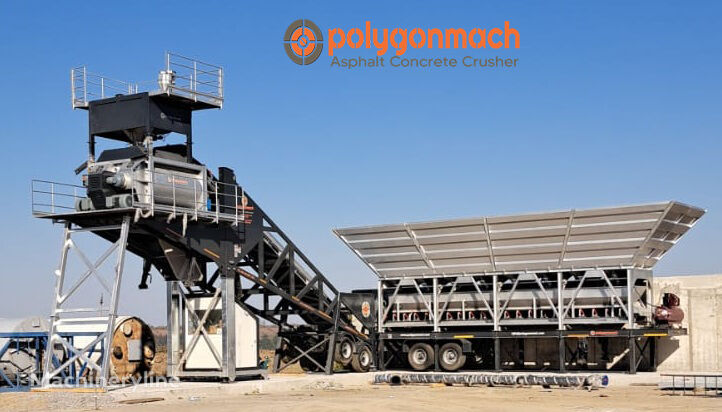 Nova Polygonmach PMC-120 mobile concrete batching plant, centrale a beton, dosifi fabrika betona