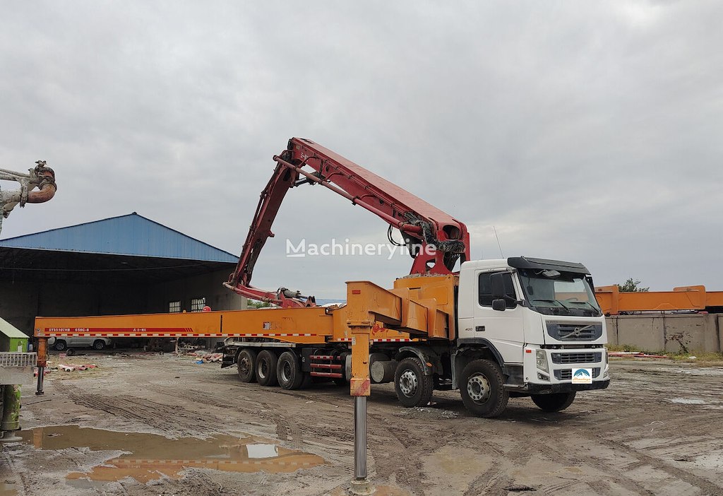 Sany 62m 2013 6RZ na šasiji Volvo FM13 pumpa za beton