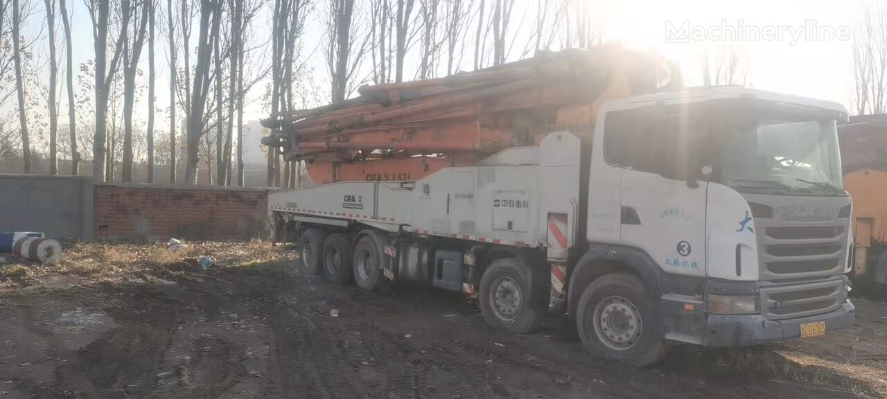 Cifa na šasiji Scania pumpa za beton