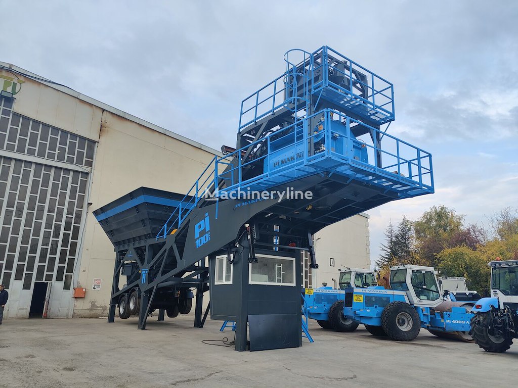 Nova Pi Makina 100 MTS - MOBILE CONCRETE BATCHING PLANT - TWIN SHAFT fabrika betona