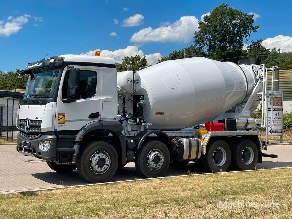 Novi Euromix MTP na šasiji Mercedes-Benz Arocs 5 3540 kamion s mešalicom za beton