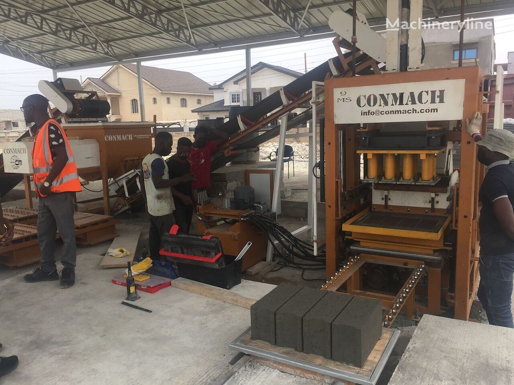 Nova Conmach BlockKing-09MS Concrete Block Making Machine - 4.000 units/shift oprema za proizvodnju betonskih blokova