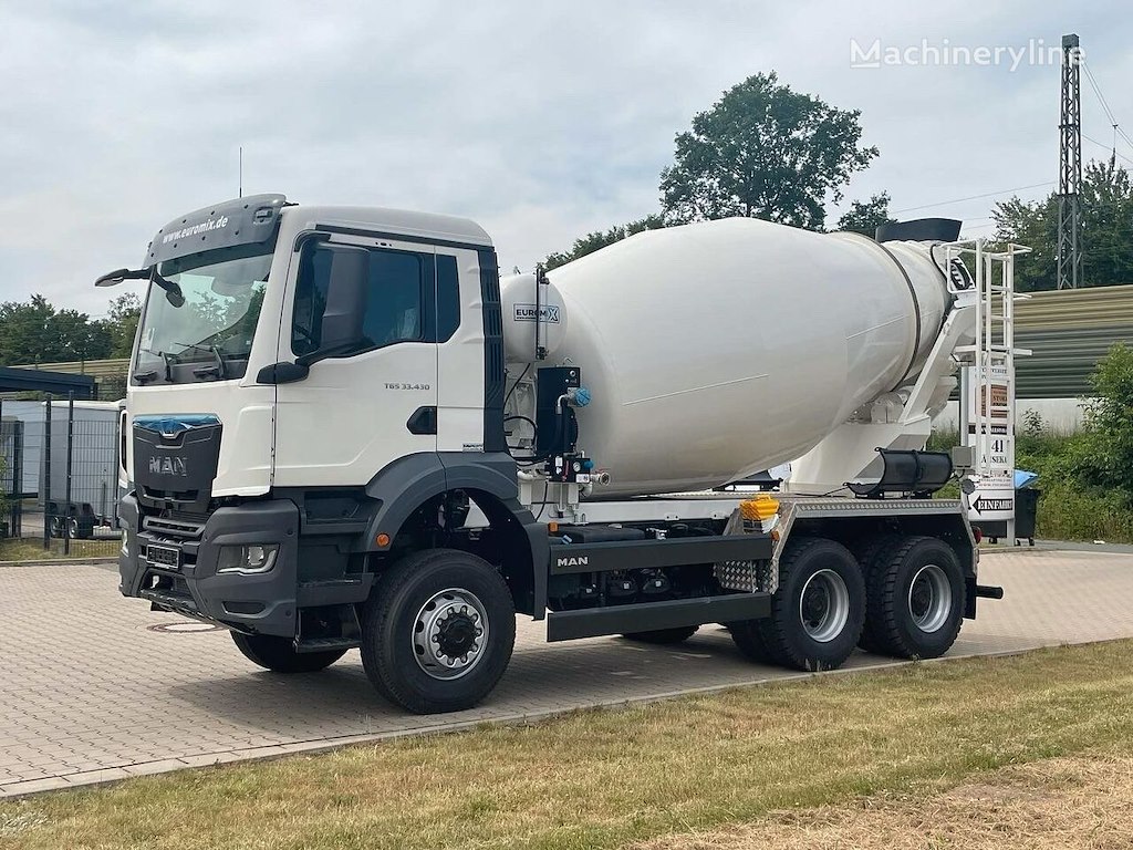 Novi Euromix MTP na šasiji MAN TGS 33.430 kamion s mešalicom za beton