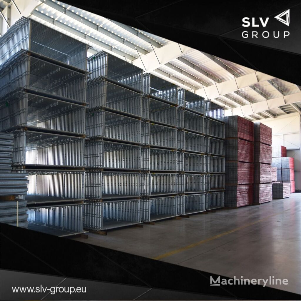 Novi SLV Group New SLV-70 Gerüst Plettac 1000m2 Steel Stahl Fassaden Gerüst Rus skele