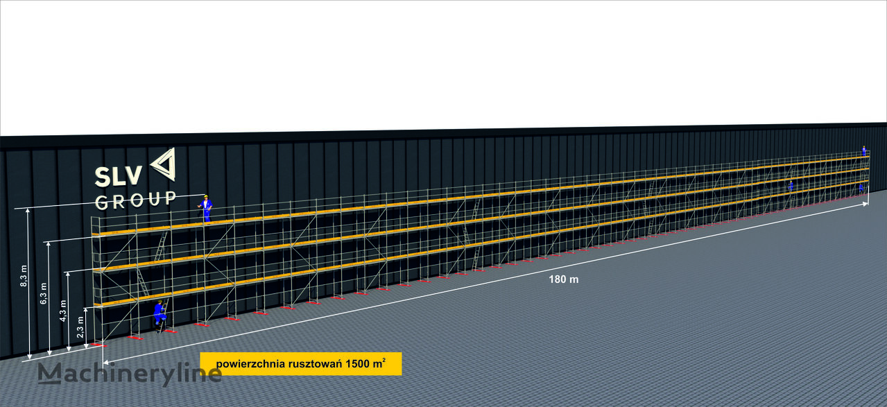 Novi SLV Group 1500m2 Slv-70 producer Slv-Group Poland állvány,skalosiá, pasto skele