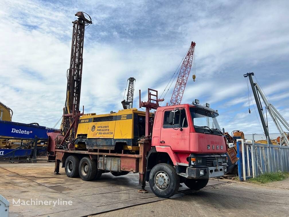 Sisu 12E480 6X6 WATER WELL DRILL ATLAS COPCO XRV410 (50 bušaće postrojenje